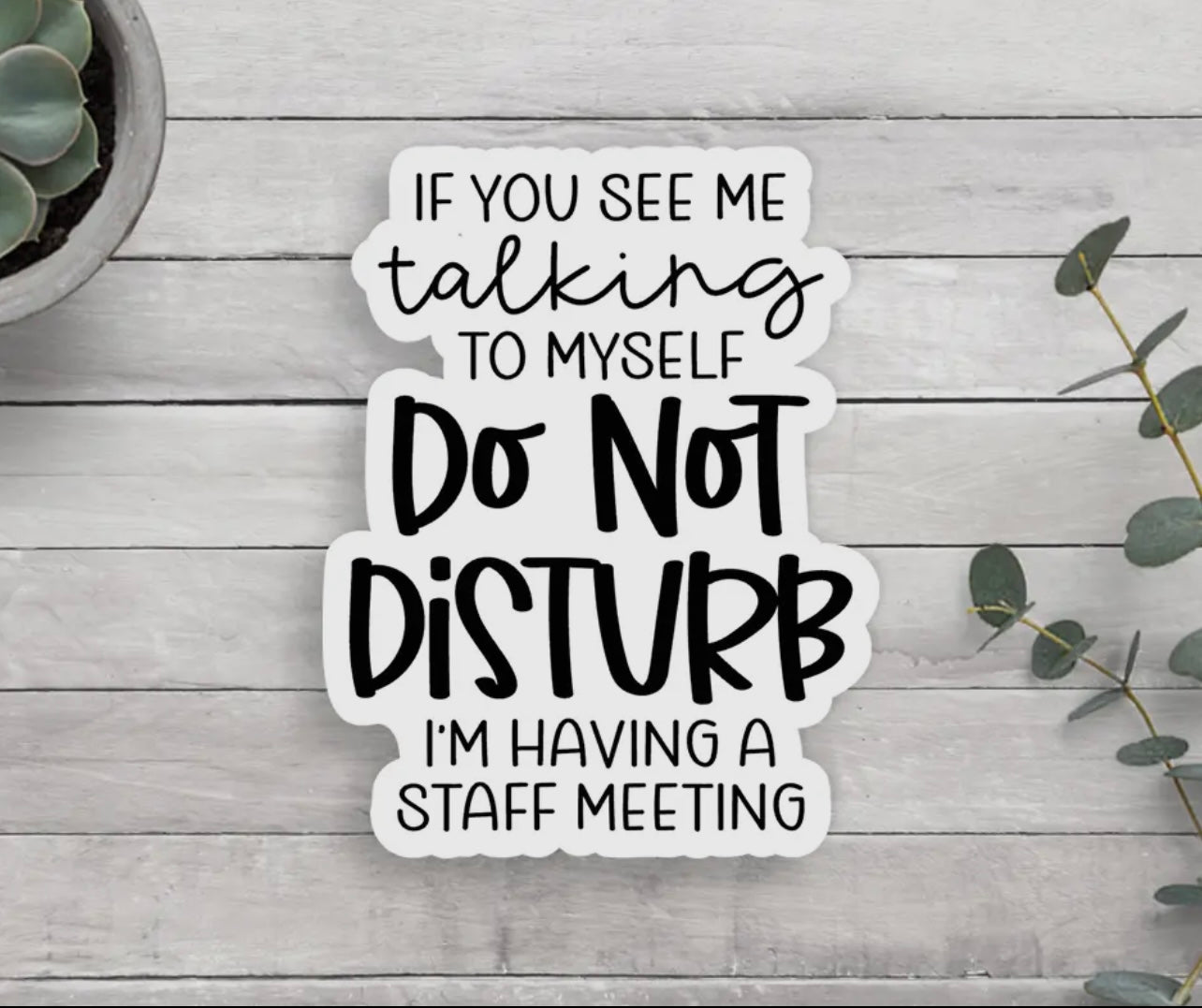Do Not Disturb Sticker – Bear Inspired